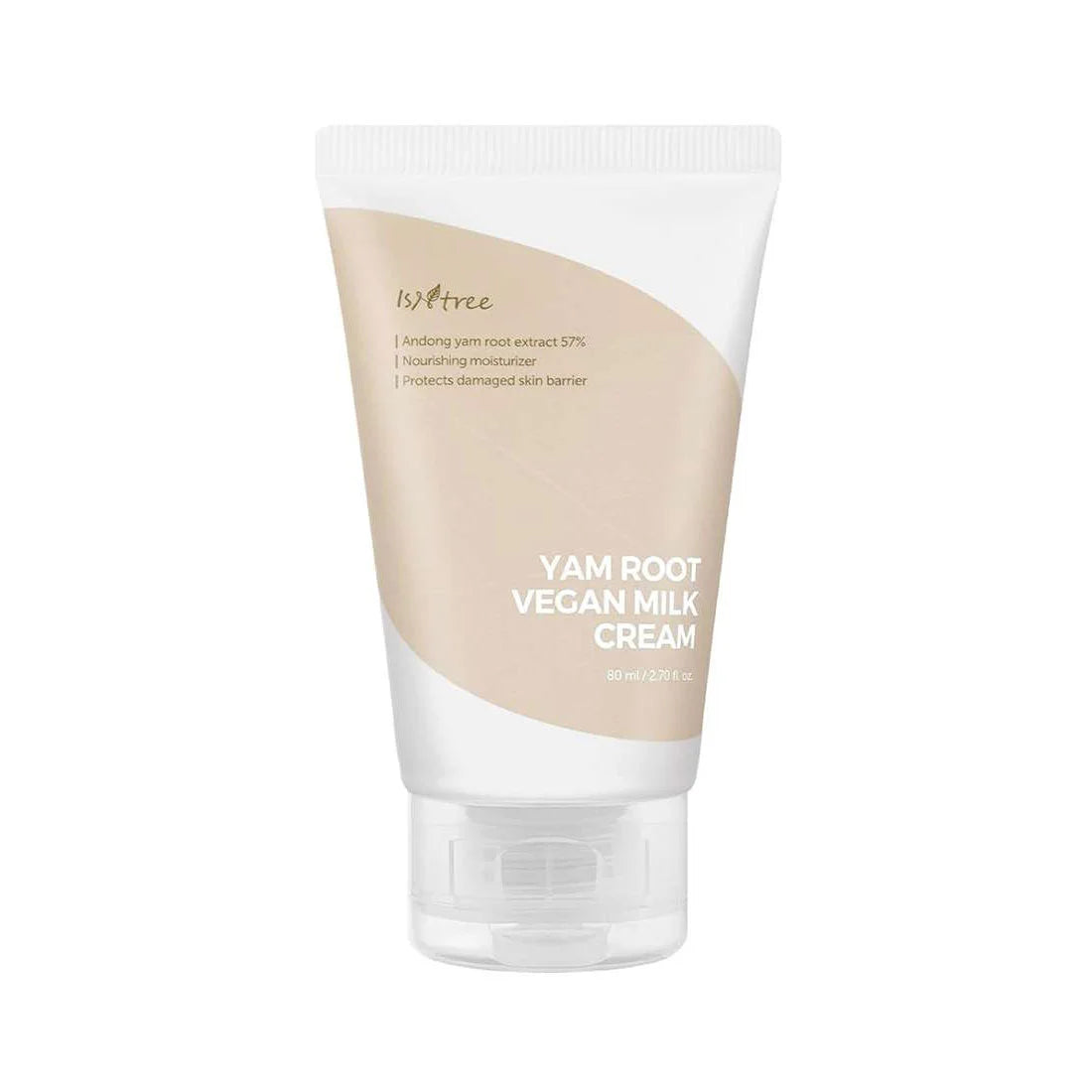 Isntree Yam Root Vegan Milk Cream 80ml - K Beauty World
