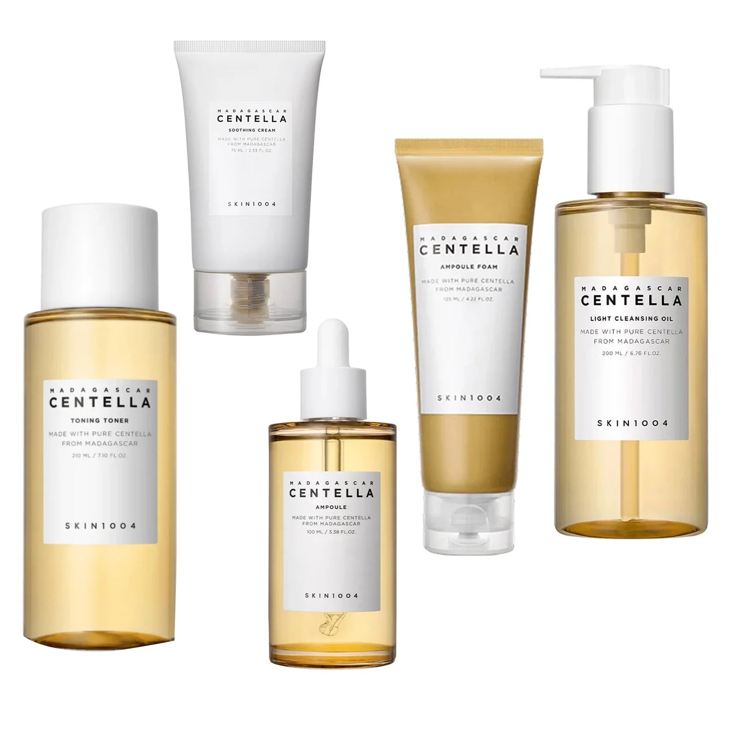 Skin1004 5-Step Madagascar Centella Soothing Skin Care Set
